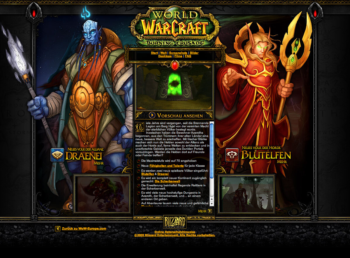 World Of Warcraft: The Burning Crusade am 16. Januar 2007 | Mac Life