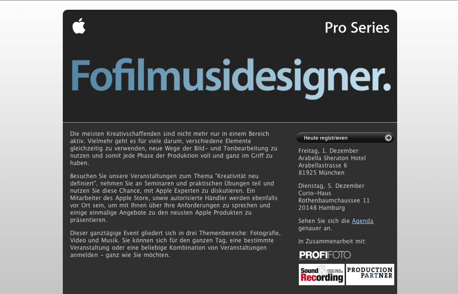 Apple-Seminar zu Fotografie, Video und Musik | Mac Life