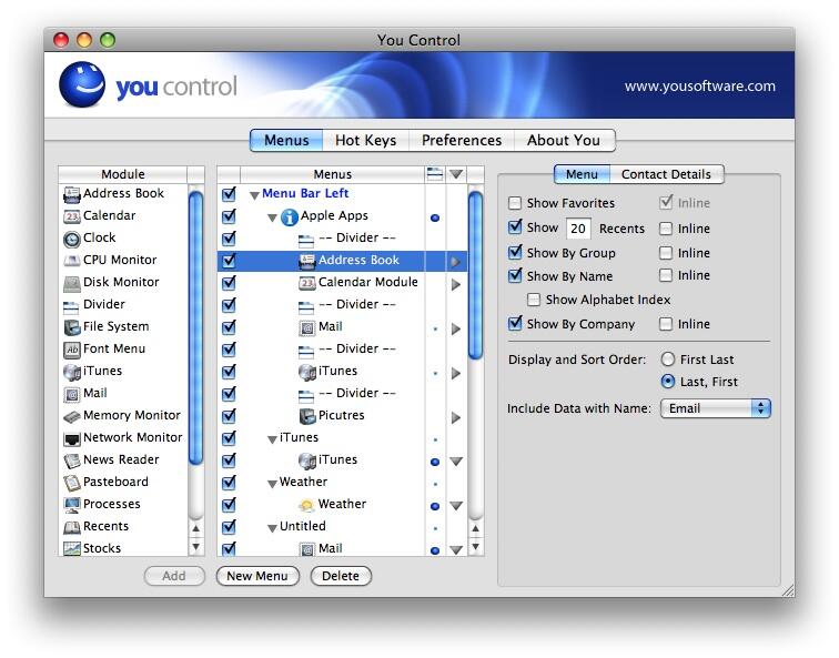 YouControl 1.7 verbessert iCal-Zusammenarbeit | Mac Life
