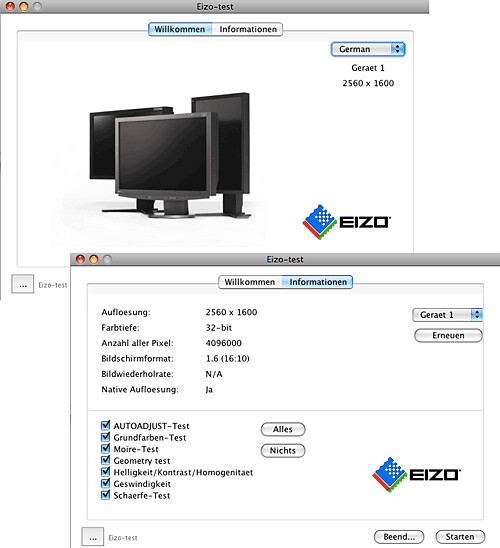 EIZO-Monitortest jetzt auch für Mac OS X | Mac Life