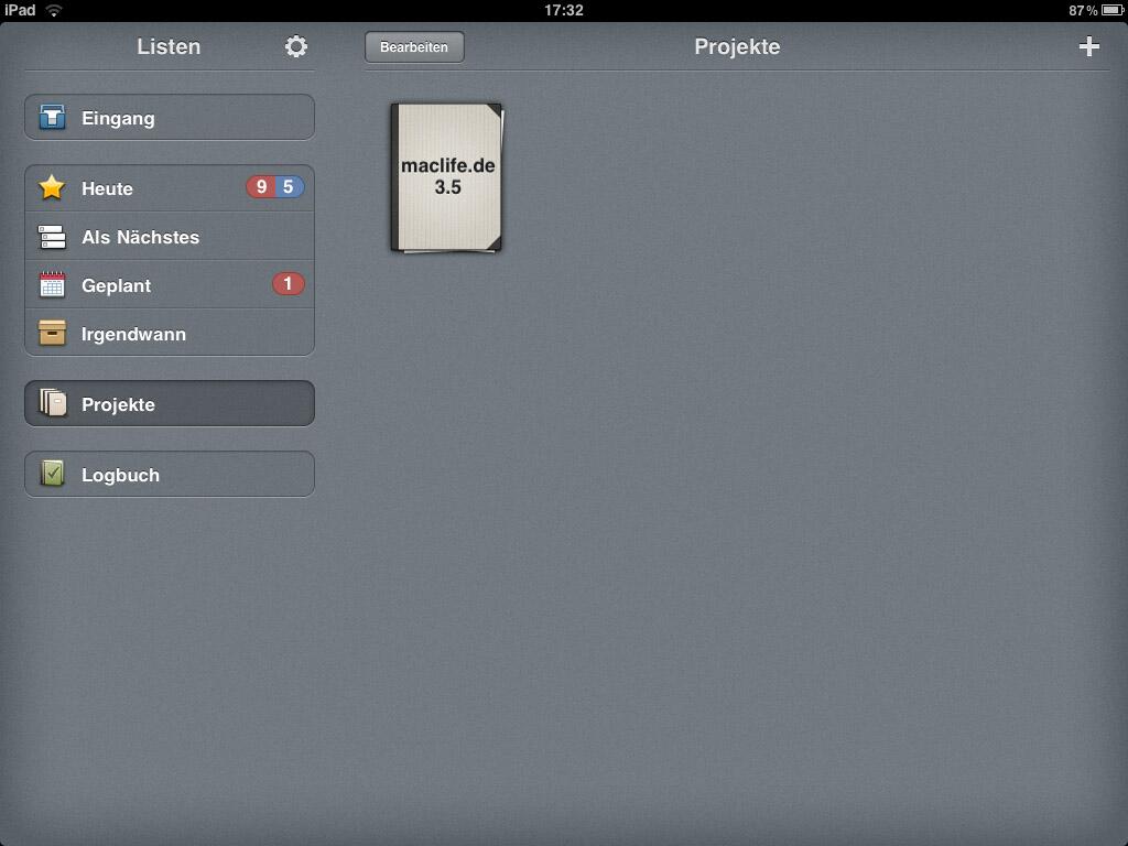 Things for iPad - App - Test | Mac Life