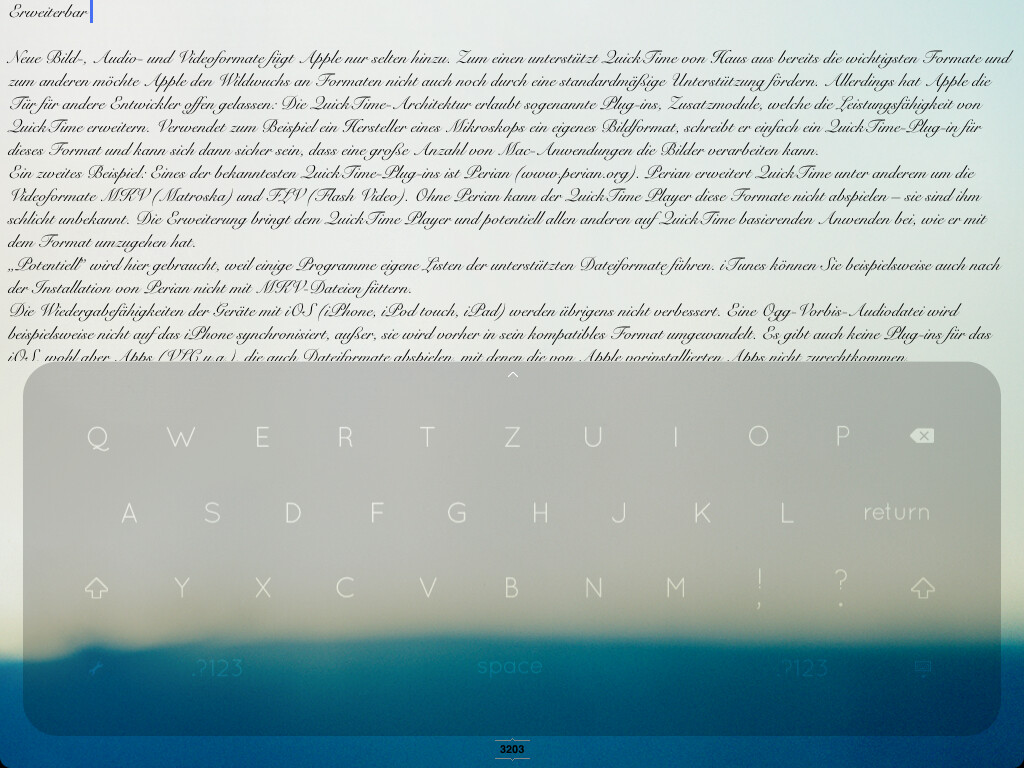 OmmWriter for iPad - App - Test | Mac Life
