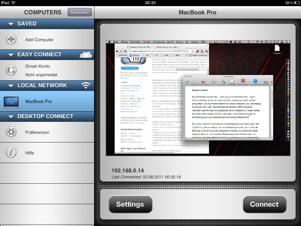 Desktop Connect - App - Test | Mac Life