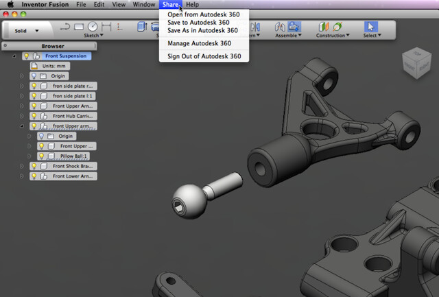 Inventor Fusion für OS X: Autodesk veröffentlicht Vorabversion | Mac Life