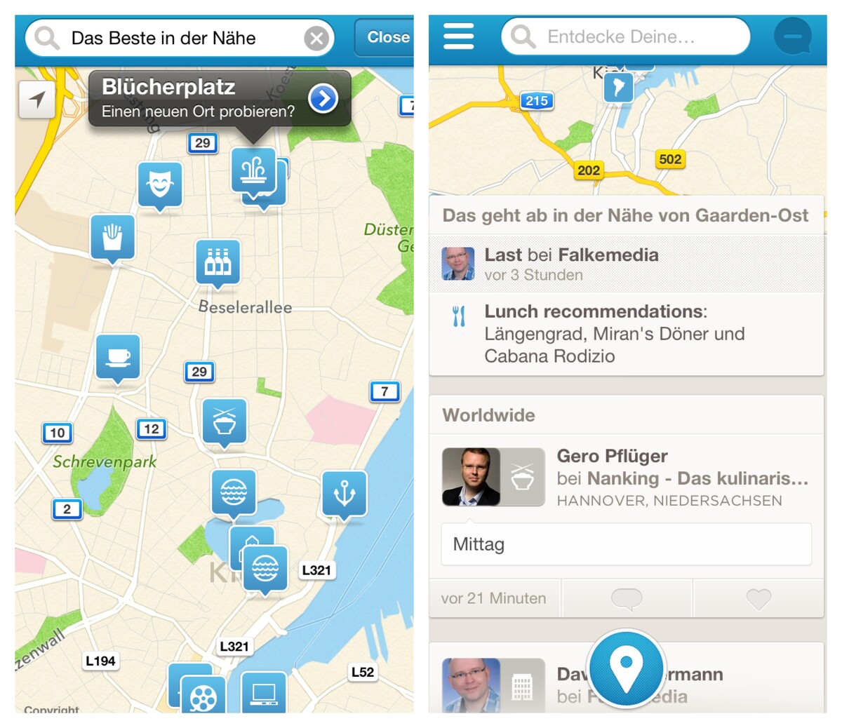 Foursquare 6.0 landet im App Store | Mac Life
