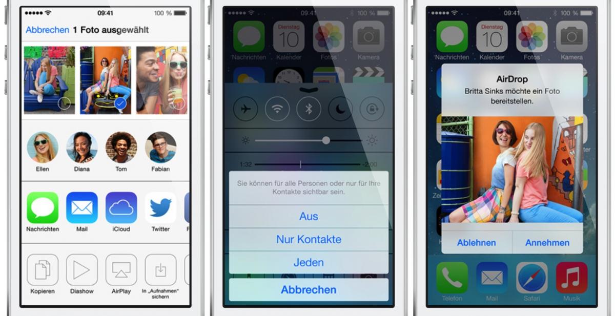 iOS 7: So funktioniert AirDrop-Sharing | Mac Life