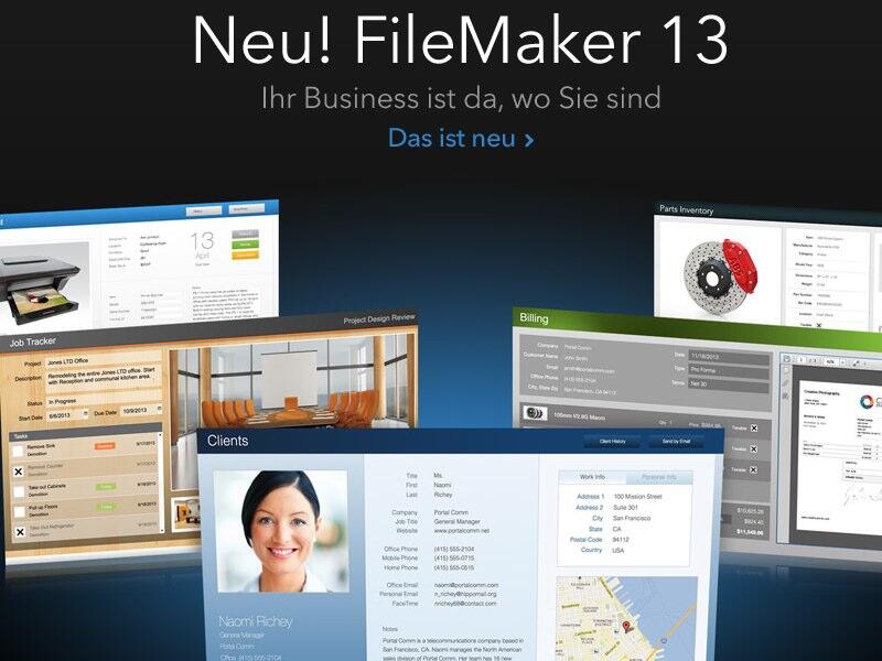Ab sofort erhältlich: FileMaker Pro 13 für den OS X, FileMaker Go 13 für iOS | Mac Life