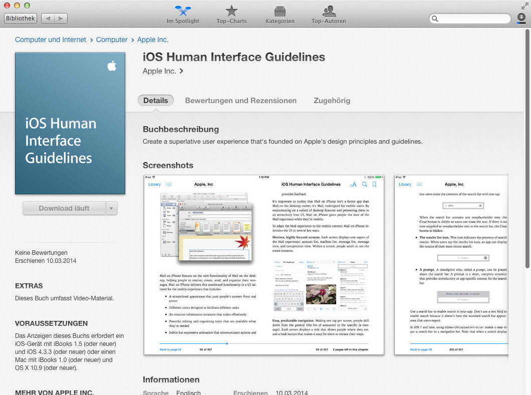 Apple veröffentlicht iOS Human Interface Guidelines als iBook | Mac Life