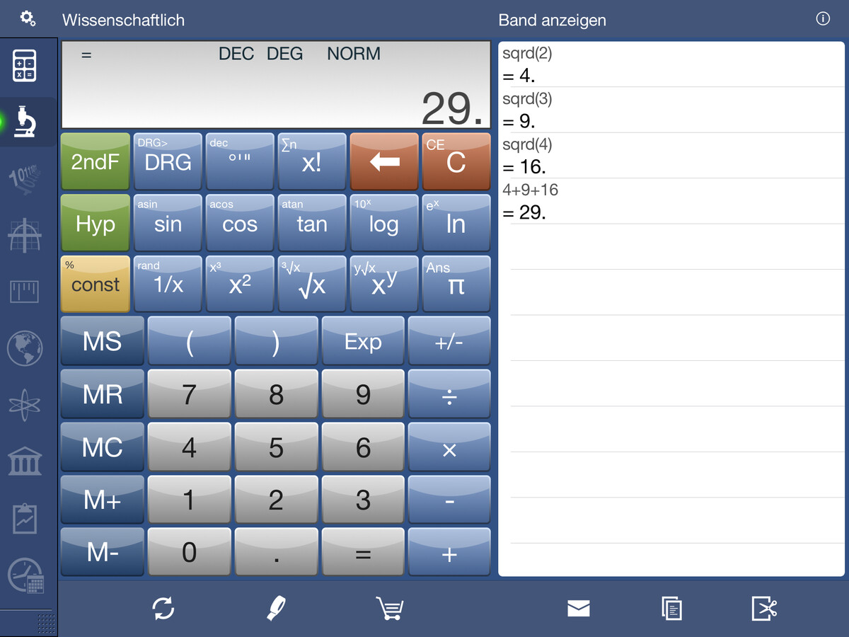 Rechner - Calc Pro HD Free - App - Test | Mac Life