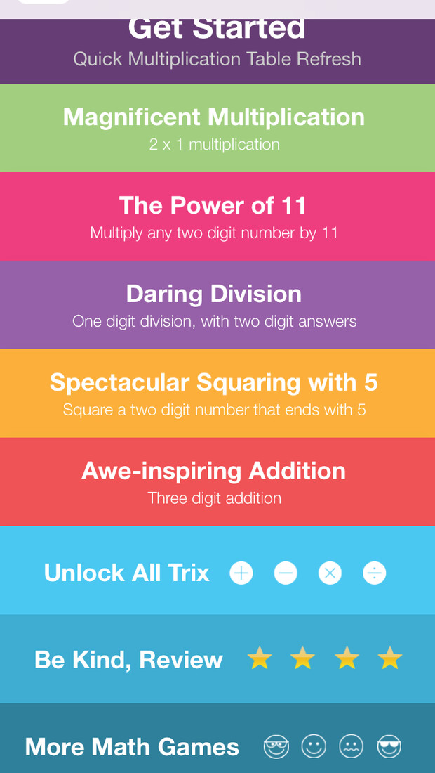 Math Trix - Learn Mental Math Tricks - App - Test | Mac Life