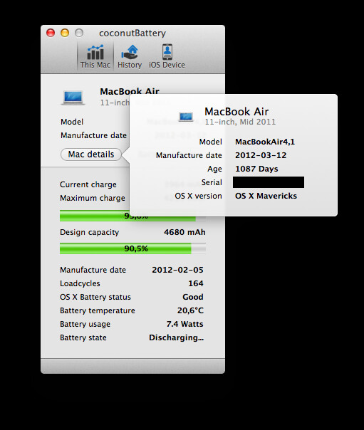 CoconutBattery im Test: Kostenlose App prüft nun auch Akku von iPhone ...