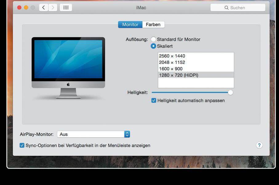 Retina-Display im Eigenbau: HiDPI-Modus am Mac | Mac Life