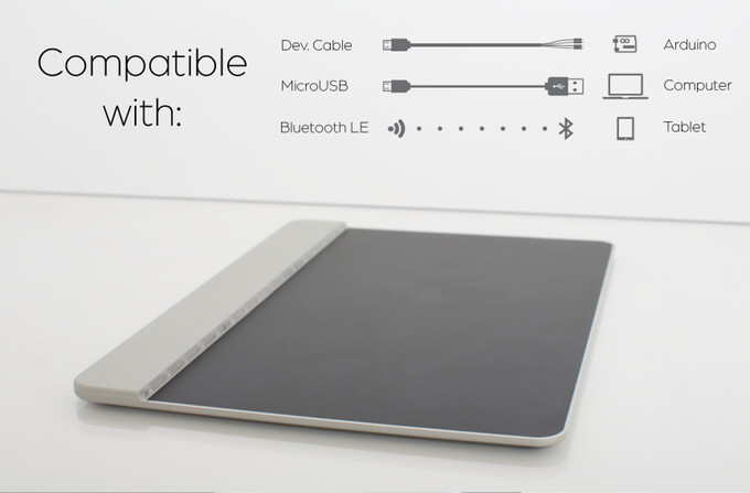 Sensel Morph: Dieses Touchpad erkennt sogar die Borsten eines Pinsels ...