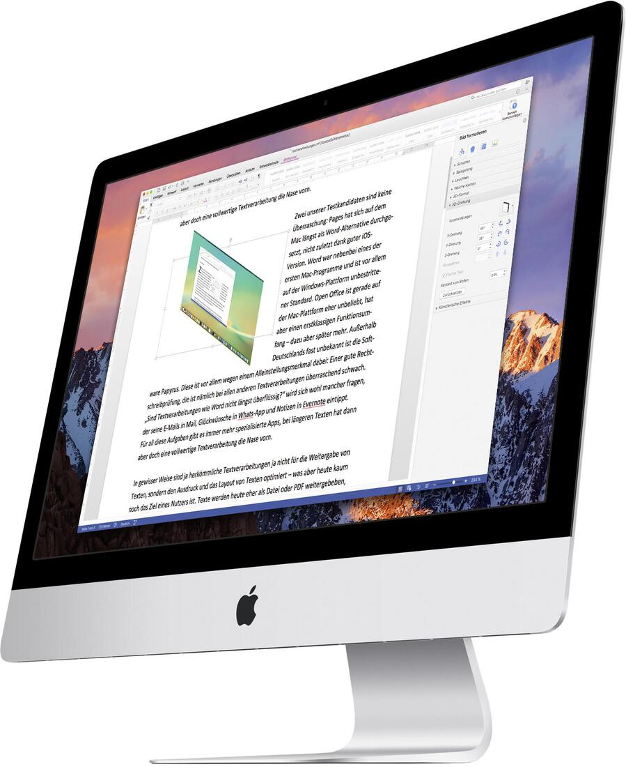 Textverarbeitung am Mac: Word, Pages und die Alternativen im Vergleich ...