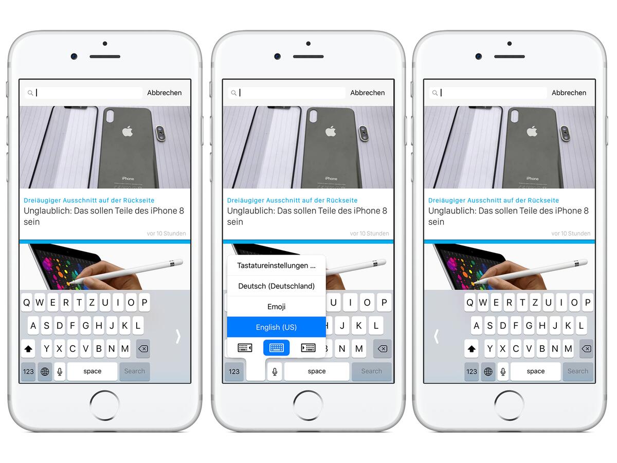 iOS 11: Einhand-Tastatur am iPhone ab Herbst | Mac Life