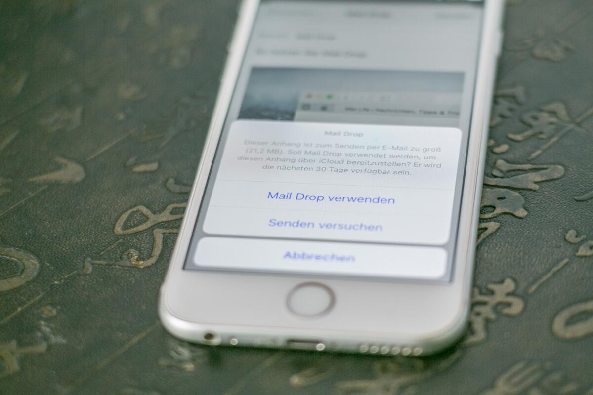 Große Anhänge am iPhone verschicken mit Mail Drop - So geht's | Mac Life