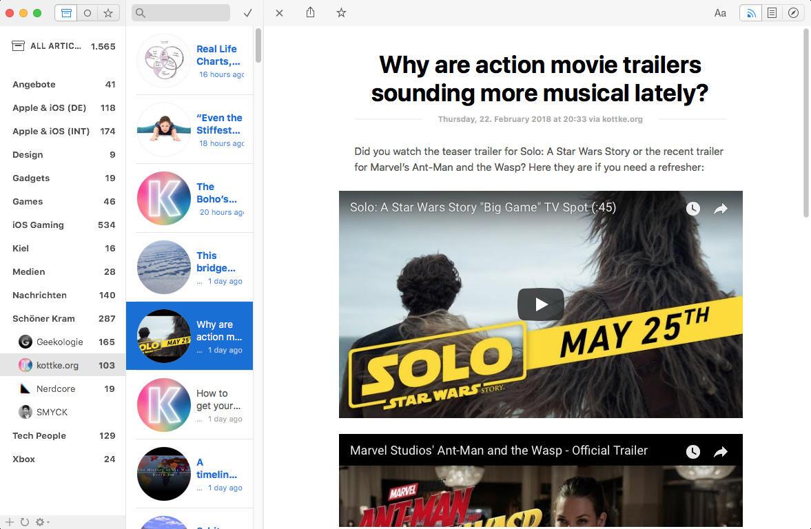 Nachrichten im Gratisabo: Die besten Newsreader für Mac, iPad und ...