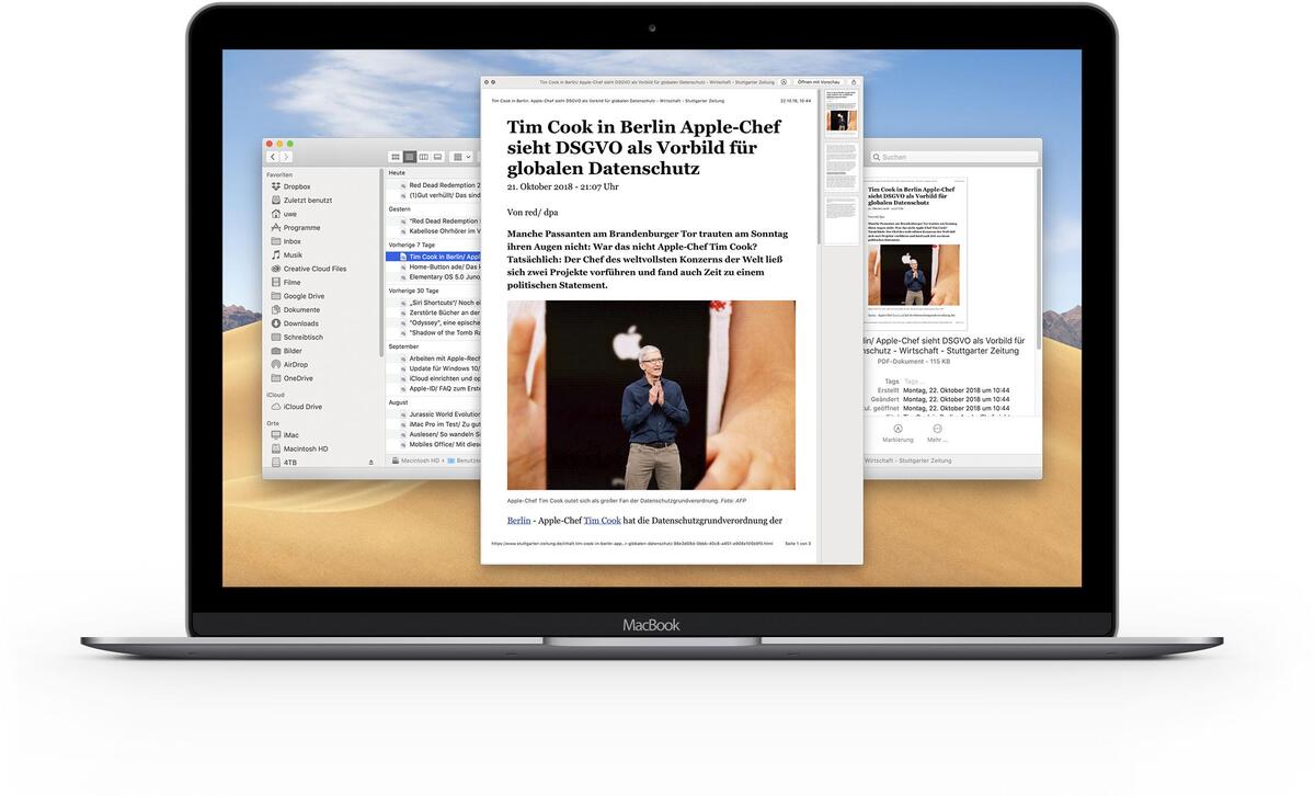 Quick Look in macOS 10.14: Dateien schnell ansehen und bearbeiten | Mac ...