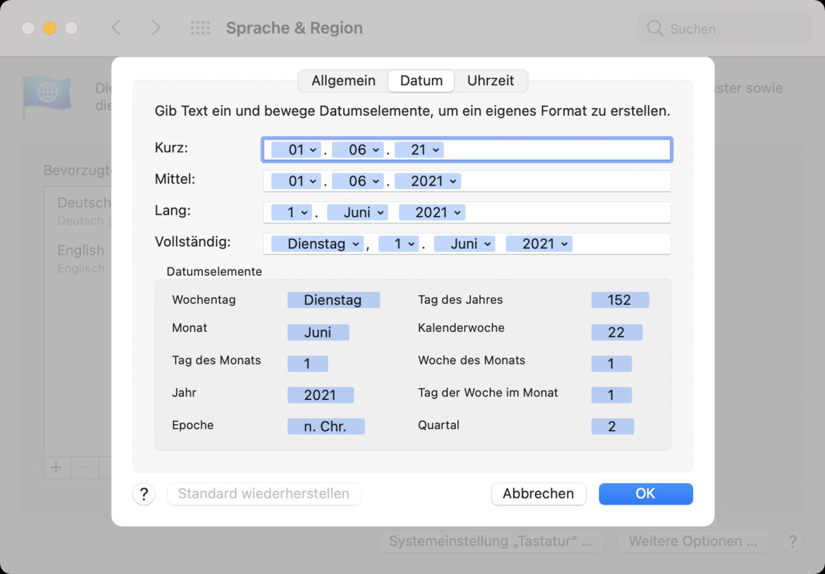 macOS: Zeit-und Datumsformate am Mac ändern – so geht's | Mac Life