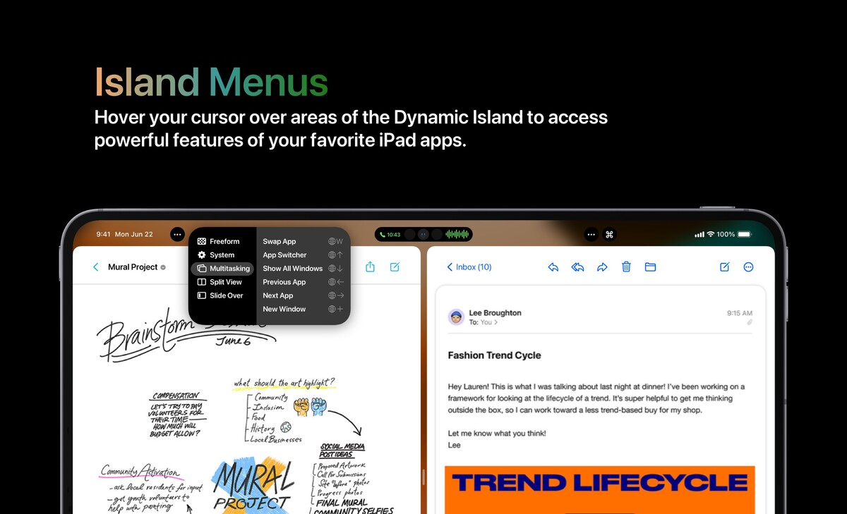 Konzept zeigt Dynamic Island für das iPad | Mac Life