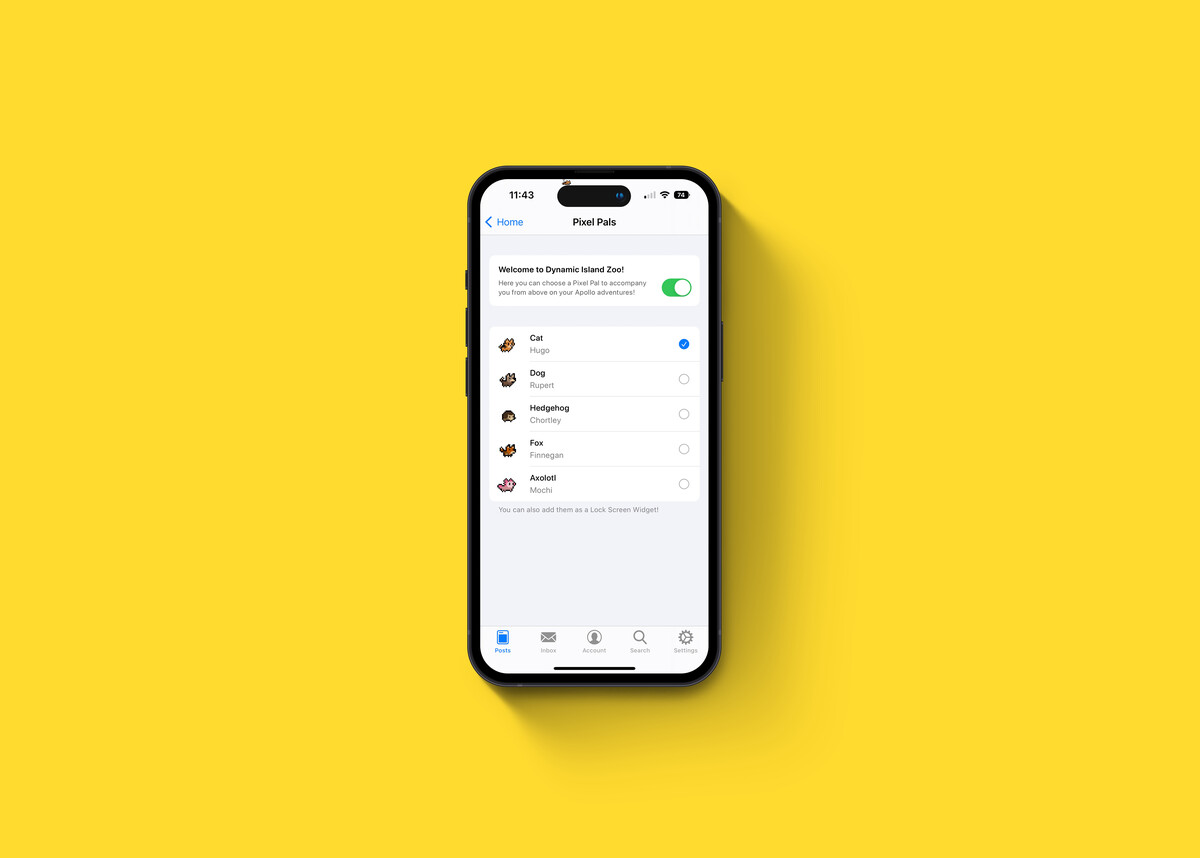 Apollos Pixel Pals erobern das Dynamic Island | Mac Life