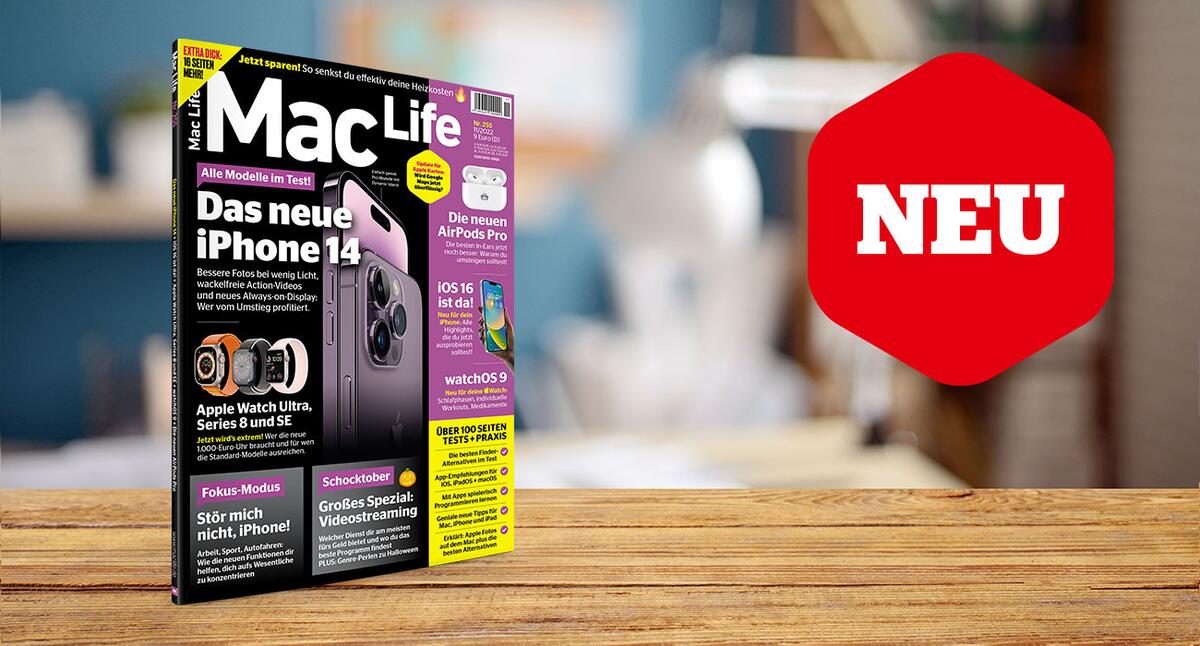 Die neue Mac Life 10/2022: das neue iPhone 14 | Mac Life