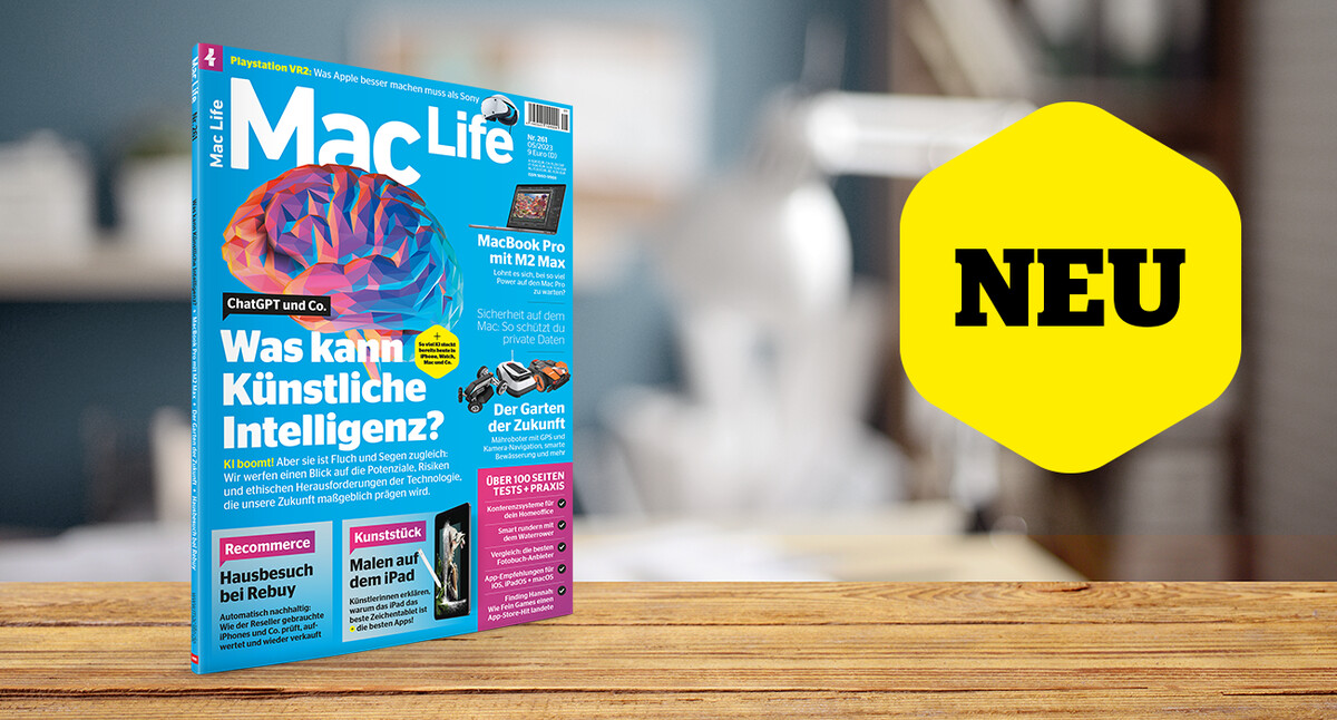 Die neue Mac Life 05/2023 ist da: Was kann Künstliche Intelligenz ...