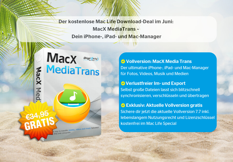 Der kostenfreie Mac Life Download-Deal im Juni: MacX MediaTrans | Mac Life