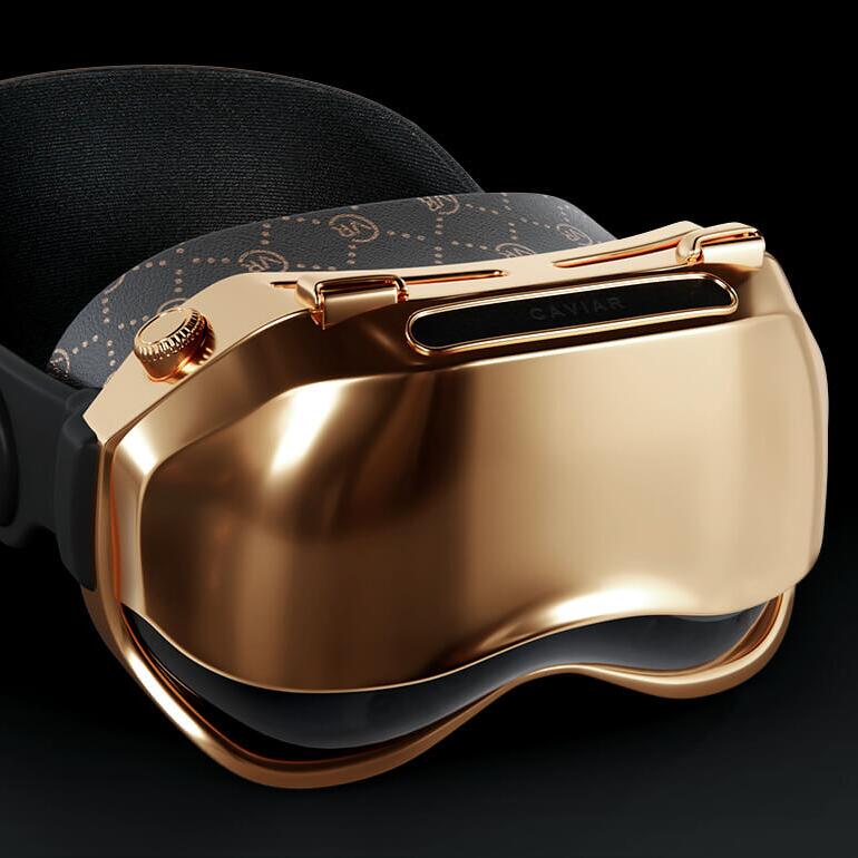 Caviar präsentiert Vision Pro mit 18 Karat Gold für 39.900 Dollar | Mac ...