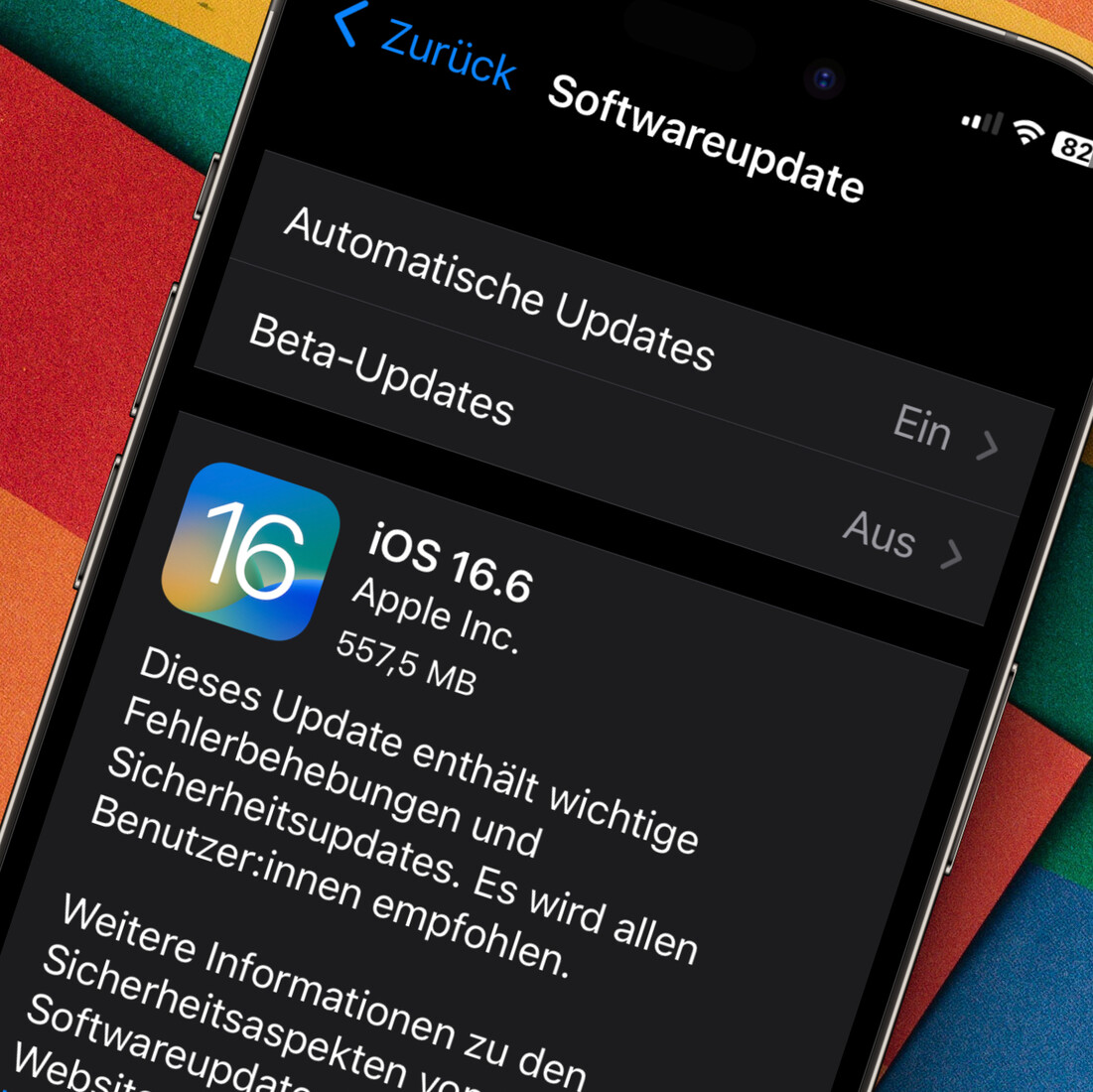 iOS 16.6 soll Sicherheit verbessern und Bugs beheben | Mac Life