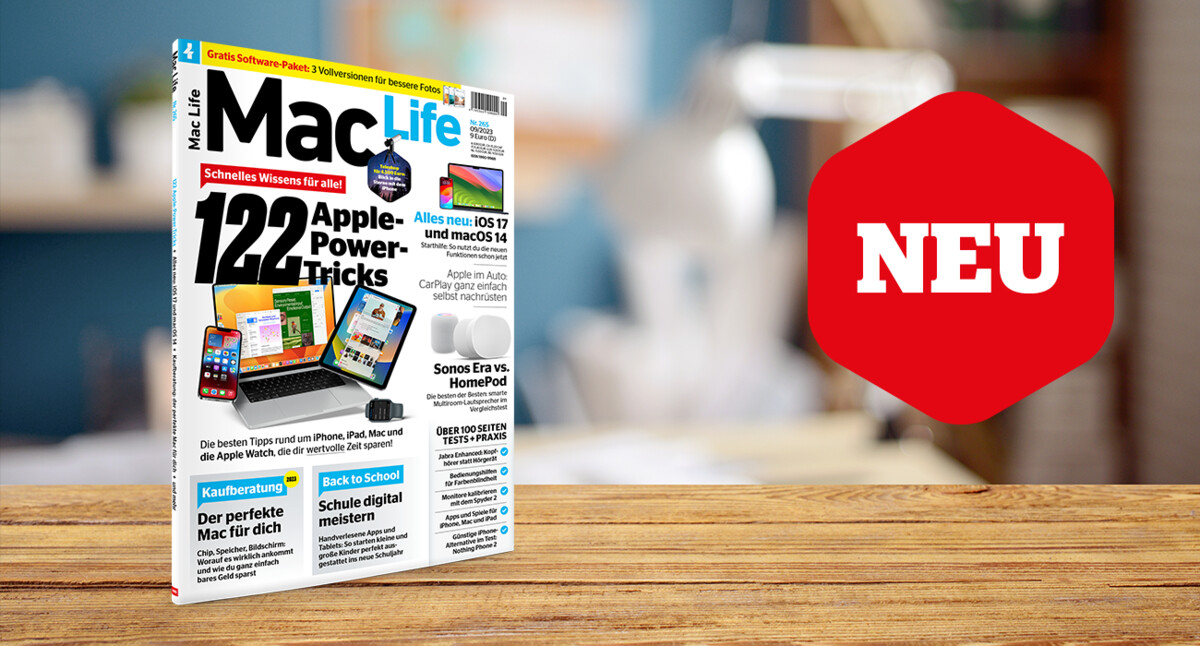 Die neue Mac Life 09/2023 ist da: 122 Apple-Power-Tricks | Mac Life