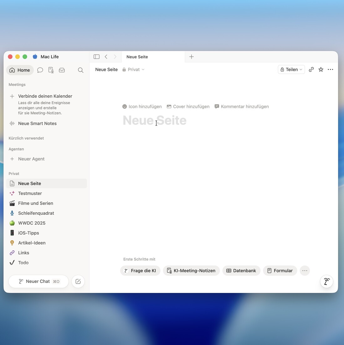 Notion-Workshop: Aufgaben und Projekte mit KI organisieren | Mac Life