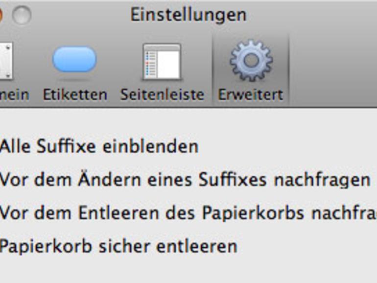 Unter Mac OS X 10.5 Dateiendungen einblenden | Mac Life Unter Mac OS X 10.5 Dateiendungen einblenden | Mac Life