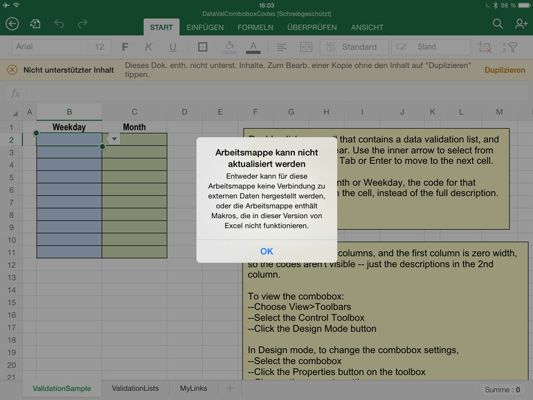 Test: Microsoft Excel für iPad | Mac Life Test: Microsoft Excel für iPad | Mac Life