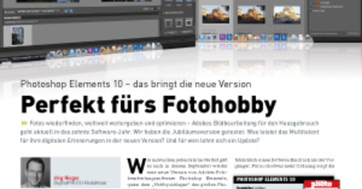 Photoshop Elements 10: Das bringt die neue Version | Mac Life