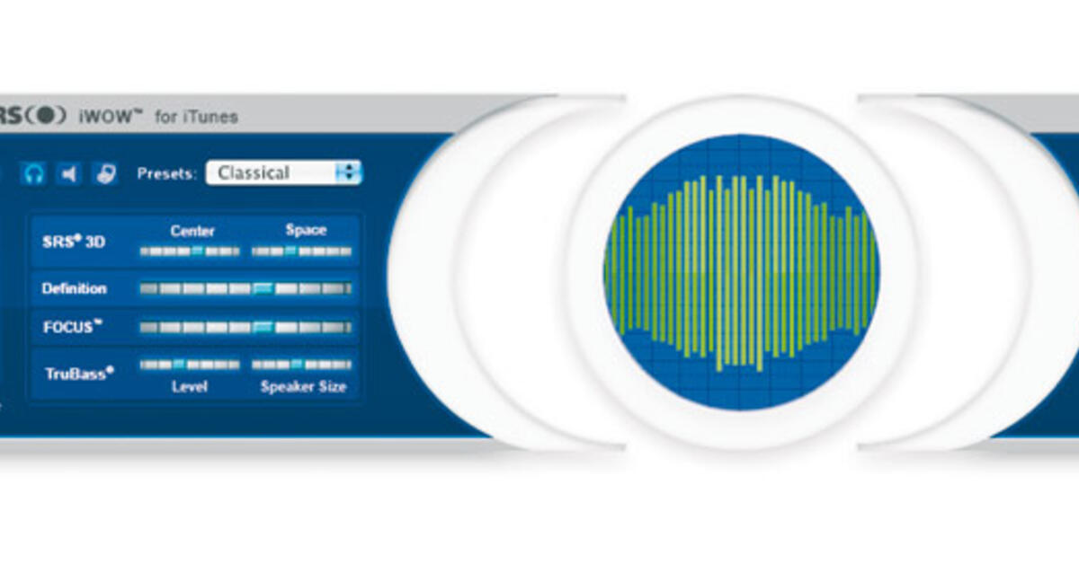 SRS iWOW for iTunes | Mac Life