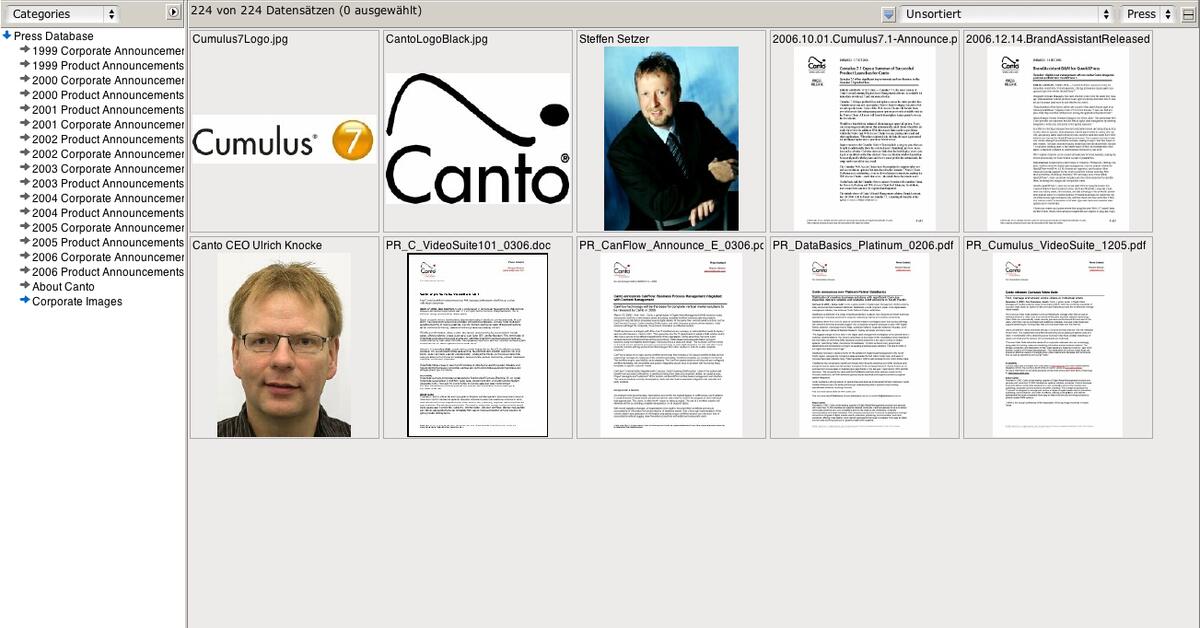 Canto Cumulus 7.5.2 unterstützt Apple Leopard | Mac Life