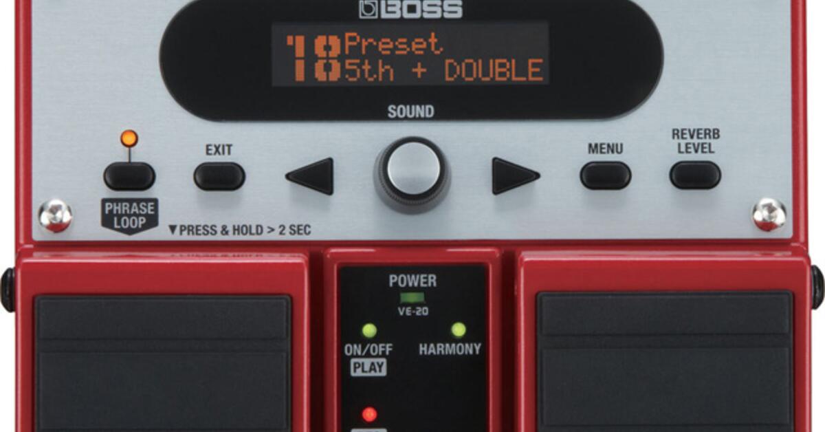Boss VE-20 Vocal Performer mit Looper | Mac Life