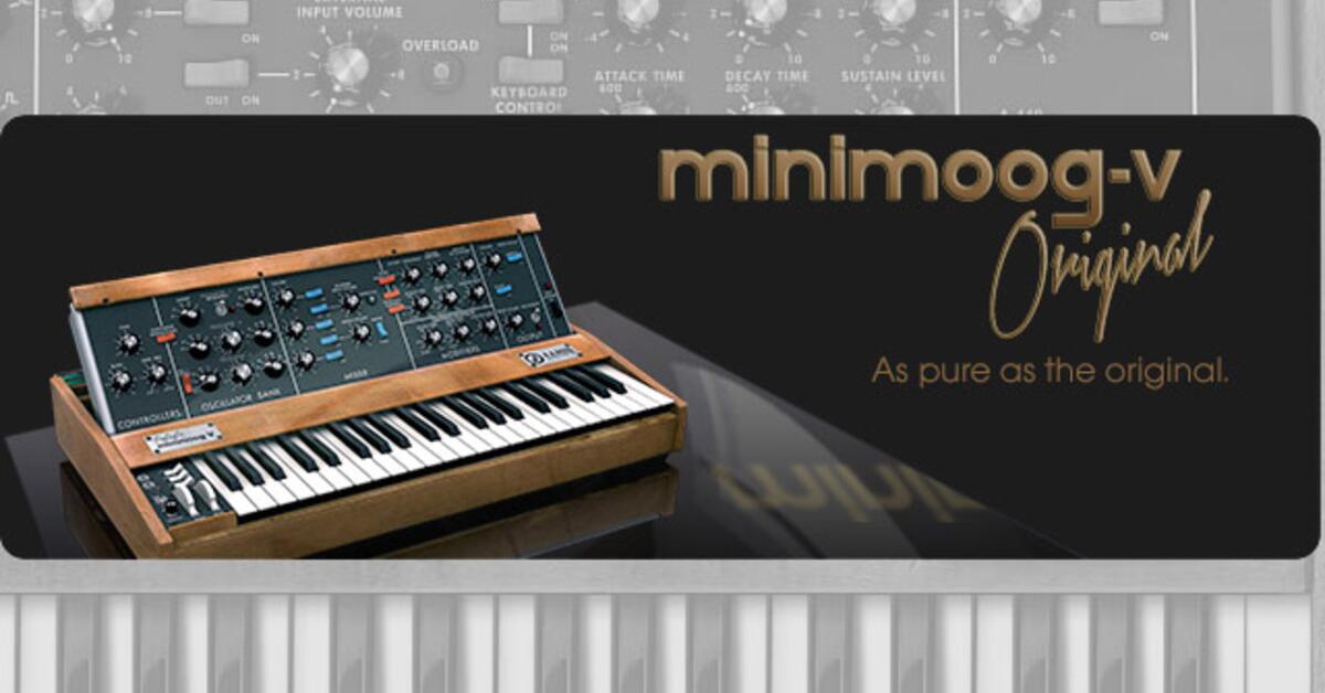 Arturia Minimoog-V für einen Tag kostenlos | Mac Life