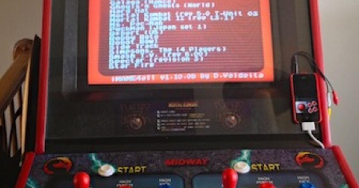 iOS-Entwickler baut MAME-Arcade-Maschine aus einem iPhone | Mac Life