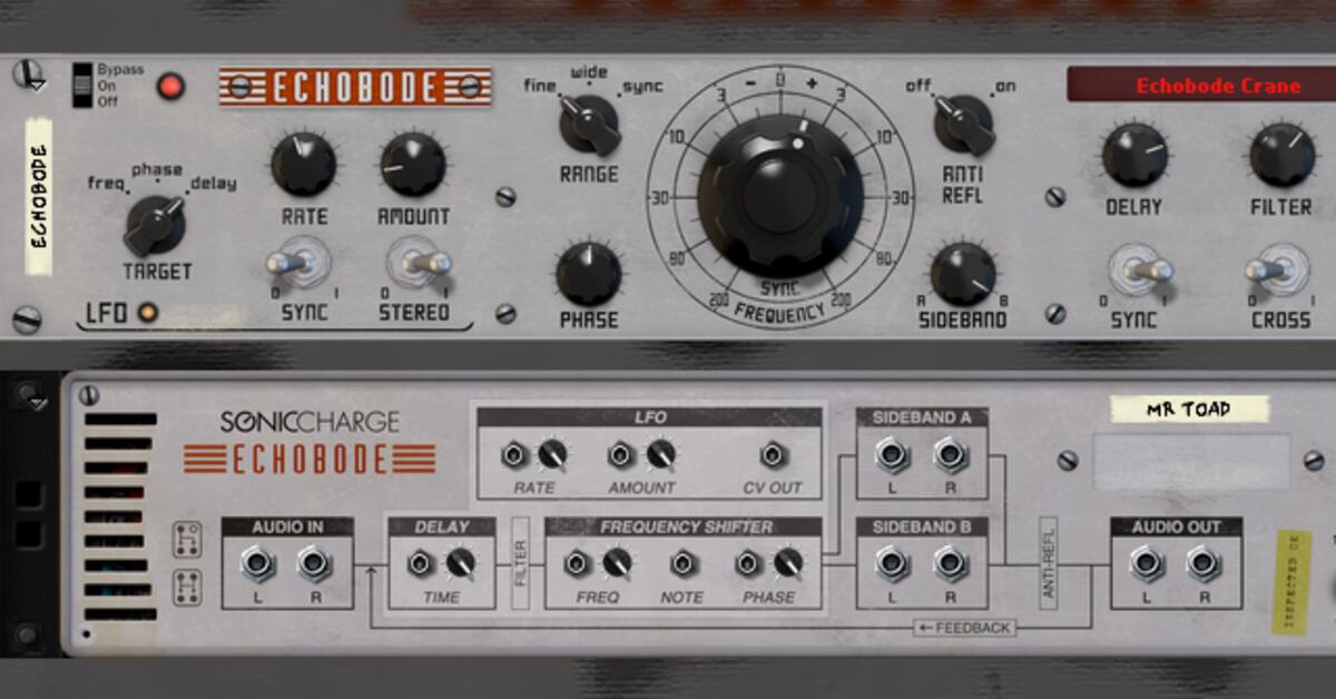 Sonic Charge Echobode - Reason Rack Extension | Mac Life