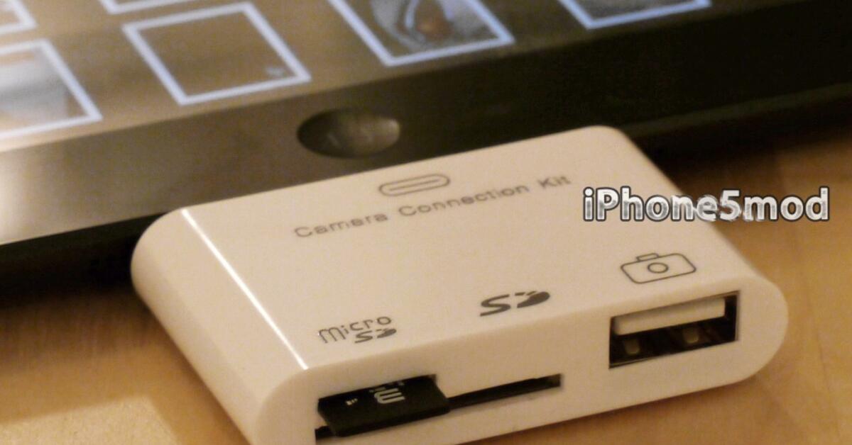 Inoffizielles 3-in-1 Camera Connection Kit für den Lightning-Anschluss ...