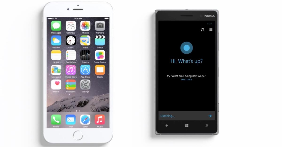 Microsofts Cortana hänselt Siri | Mac Life