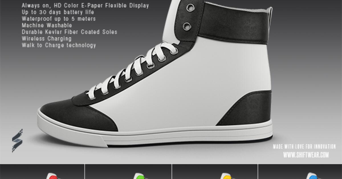 ShiftWear: Der Smart-Sneaker mit Farbdisplay | Mac Life