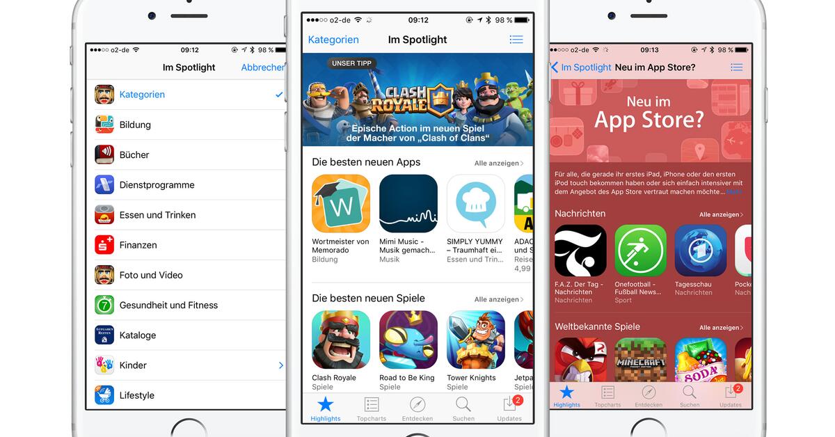 iOS-App-Store: Öfter wechselnde Apps auf Startseite | Mac Life