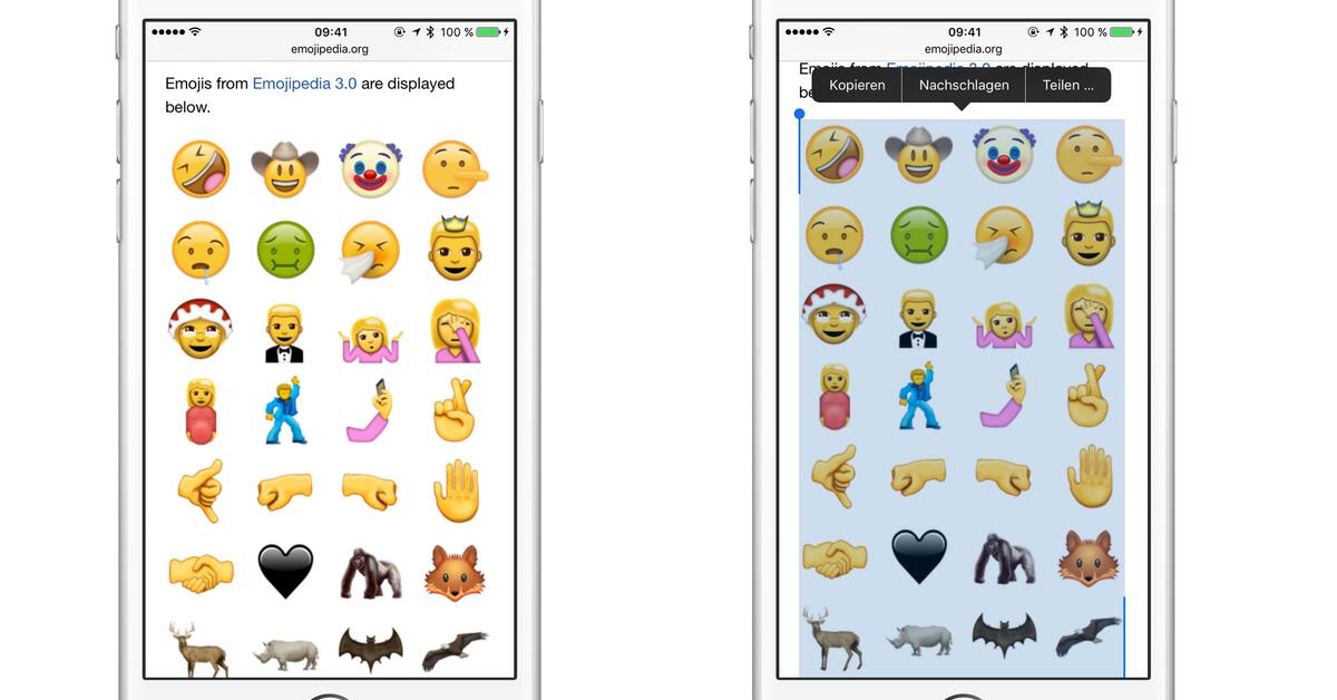 Unicode 9.0 Emojis schon jetzt am iPhone nutzen | Mac Life