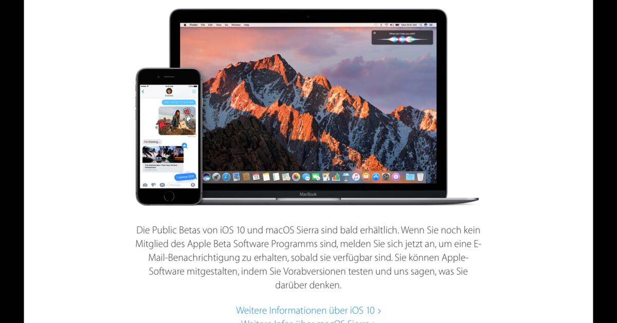 iOS 10 Public Beta: Download verfügbar und Wissenswertes | Mac Life