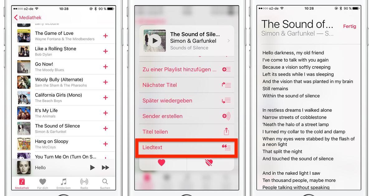Songtexte in der iOS 10 Musik App anzeigen - so geht's | Mac Life