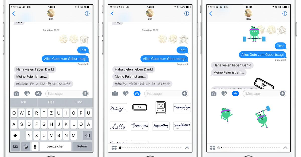 iOS 10: Sticker in iMessage richtig verwenden | Mac Life