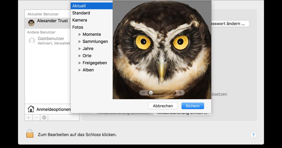 macOS Sierra: Avatar anpassen | Mac Life